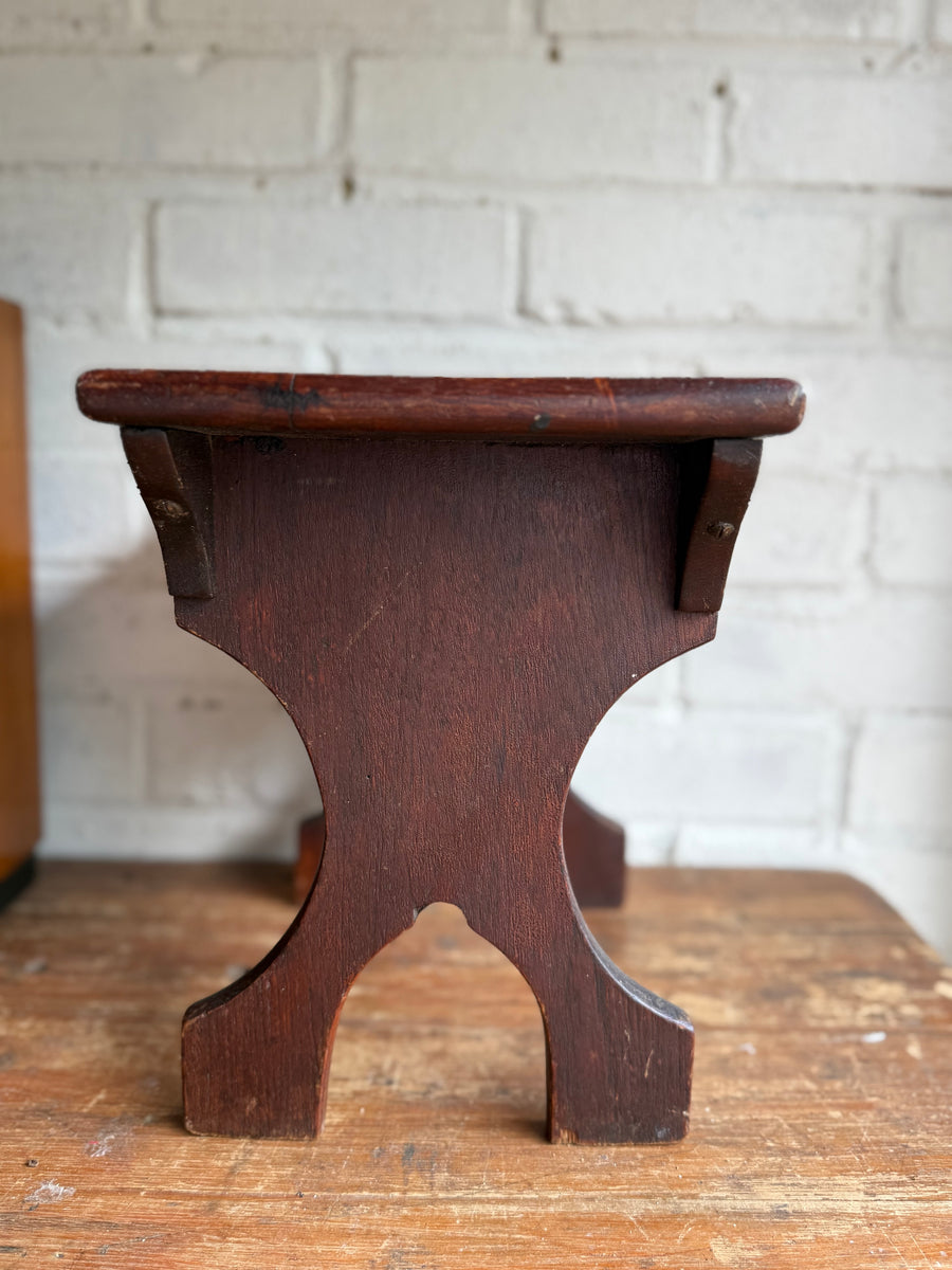 WW1 Naval Stool with Union Jack & French Flag Inlay – Reclectic