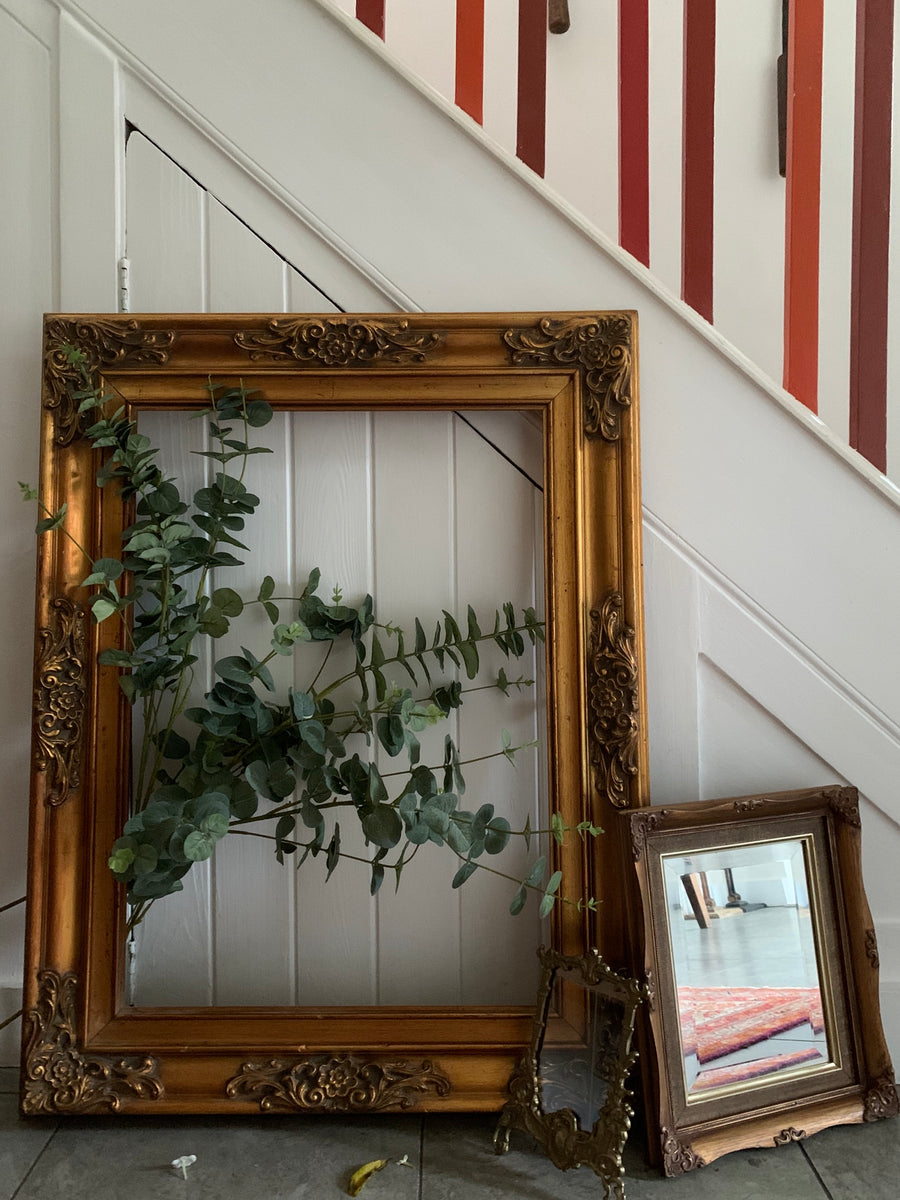 Very Large Ornate Gold Frame – Reclectic