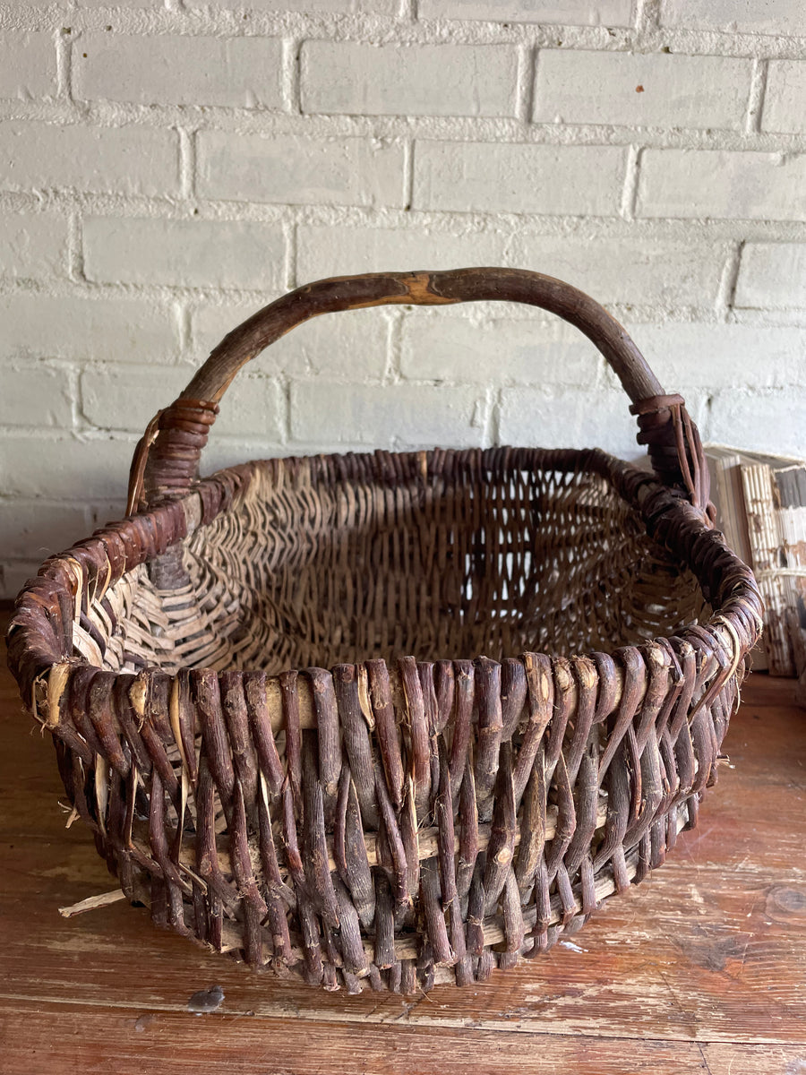 Large French Vintage Basket – Reclectic